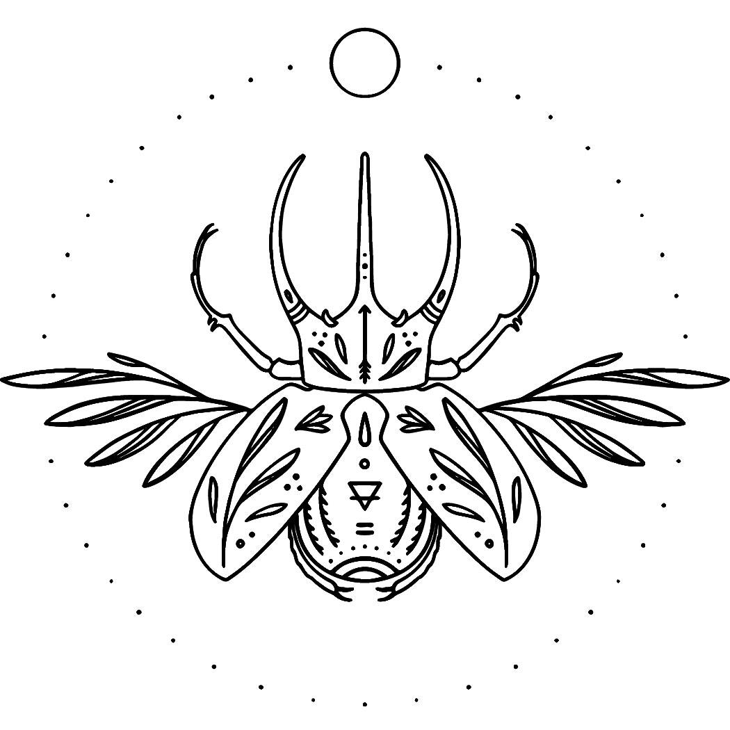 Grand Beetle – INK DROPS